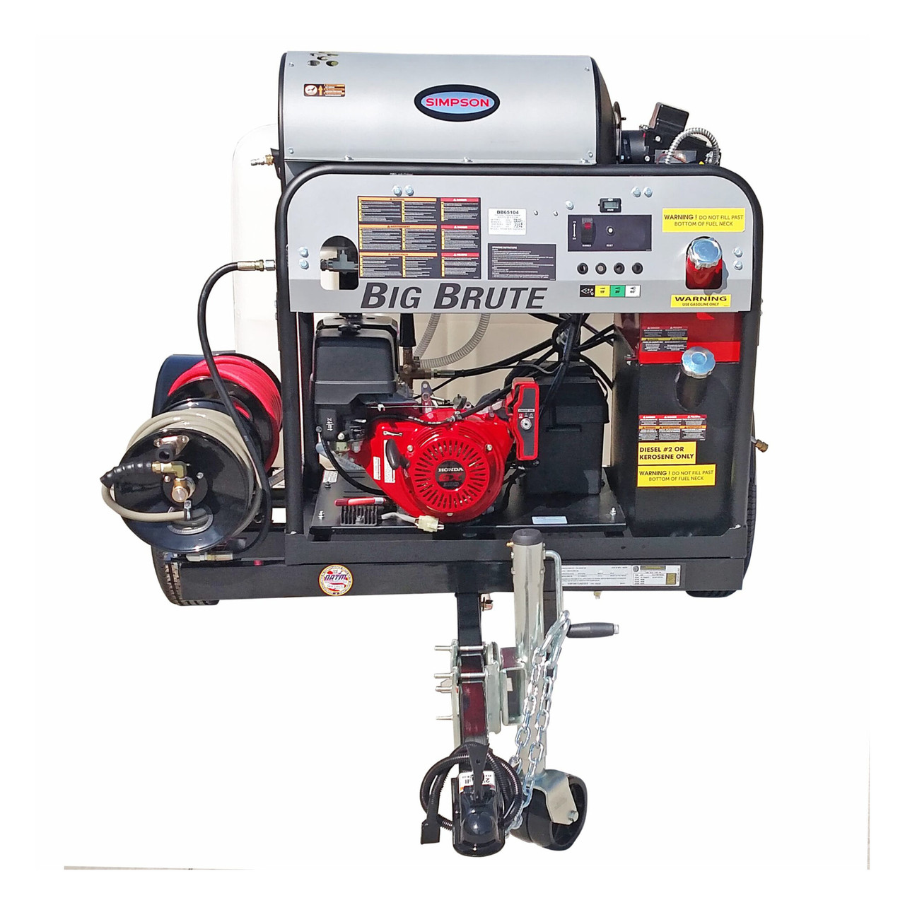 Simpson Professional 4000 PSI 4.0 GPM (Gas - Hot Water) Direct Drive ...