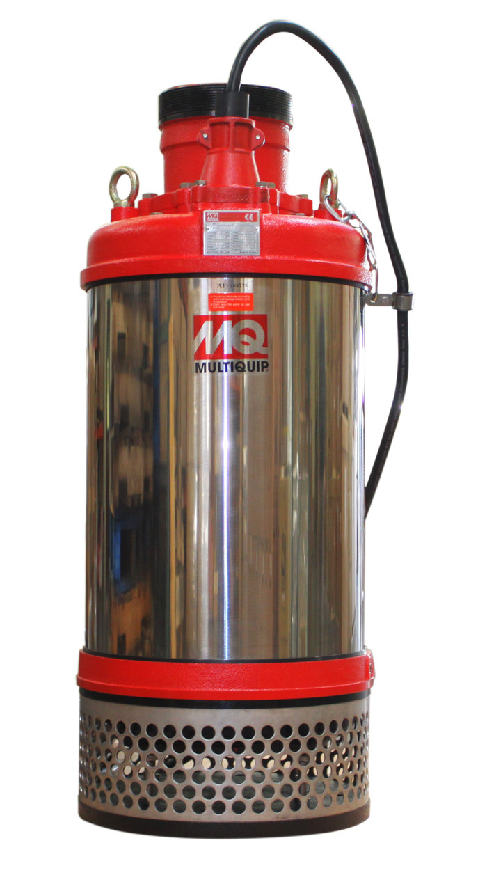 Multiquip ST61230 Submersible Centrifugal Pump, 6" Discharge, 230V, 3-Phase, 60 Hz, 15 hp, 674 ...