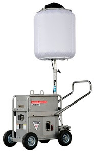 Multiquip GBX8B 800W LED, Diffuser Balloon Cart Mounted w/ 3.5 HP Eng ...