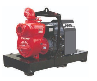 Multiquip MQ600H 6" Trash Pump (1600 GPM), Skid Mount- HATZ 4H50 Tier ...
