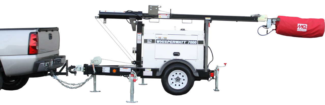Multiquip GB2000 2000W Metal Halide, Diffused Balloon Light Tower ...