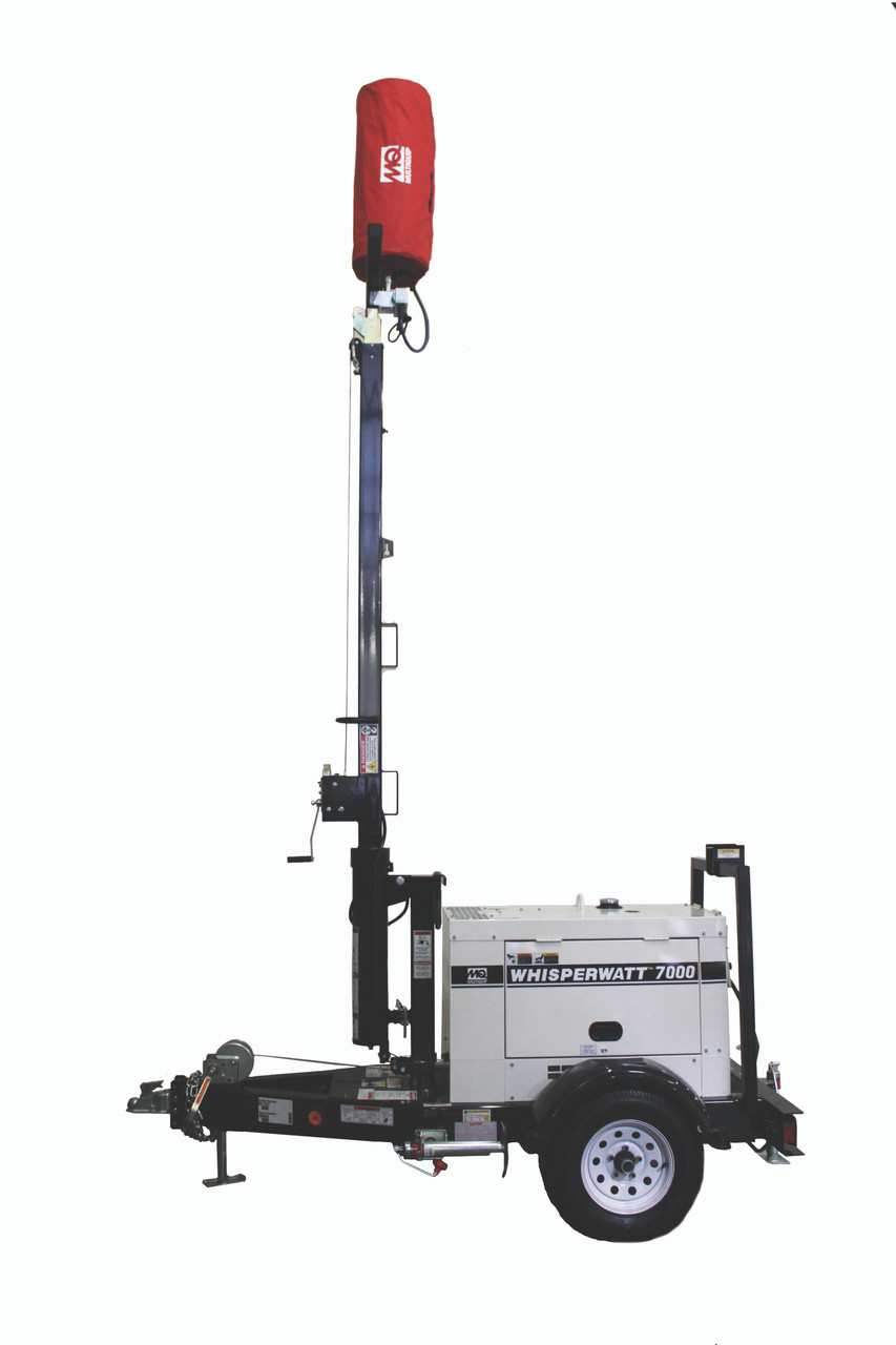 Multiquip GB2000 2000W Metal Halide, Diffused Balloon Light Tower ...
