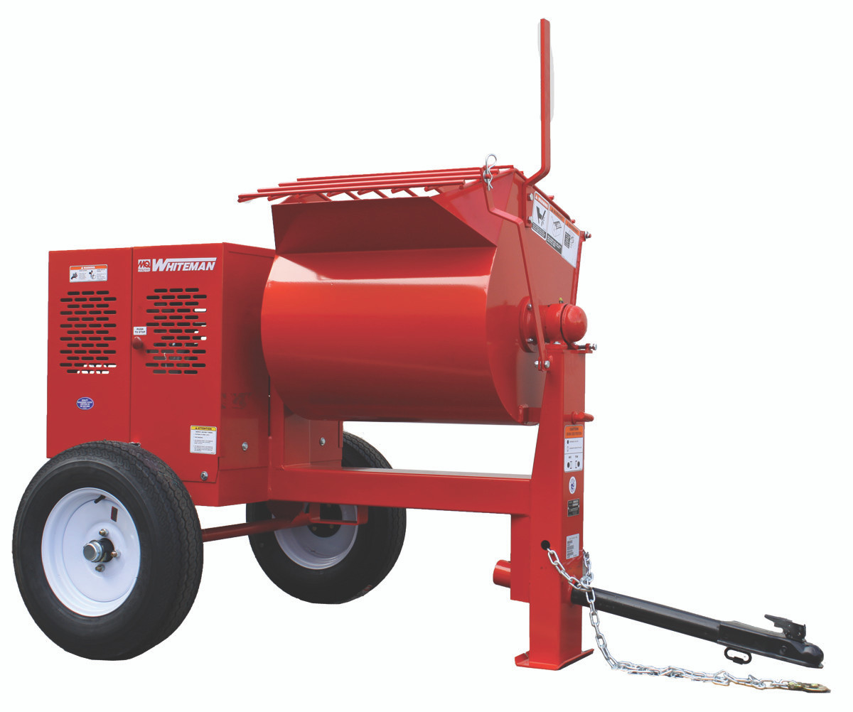 Multiquip WM63E 6.3 cf Towable Electric Plaster/Mortar Mixer with Steel ...