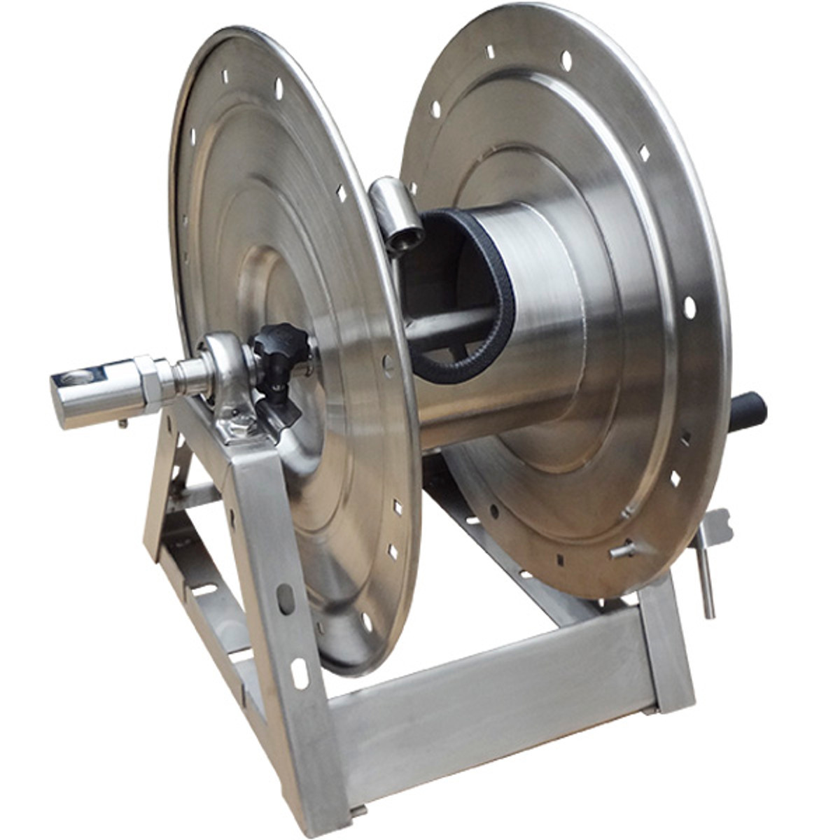 General Pump 5000 PSI Stainless Steel A-Frame Hose Reel 150' x 3/8" (1/ ...