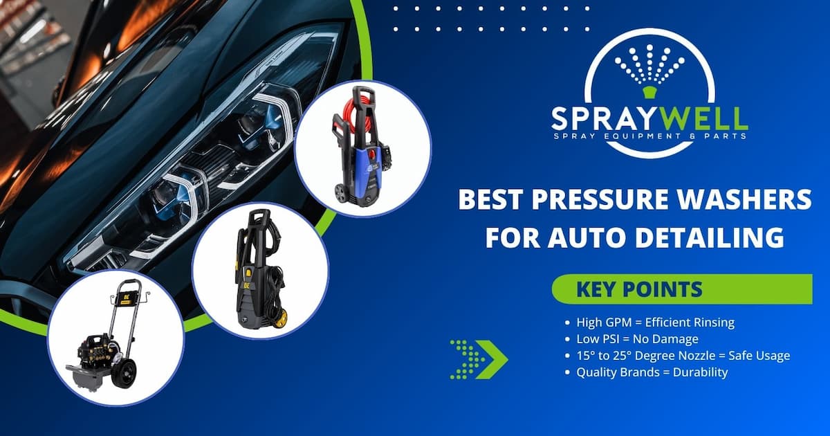Power Washers for Car Detailing | Electric Models - Spraywell