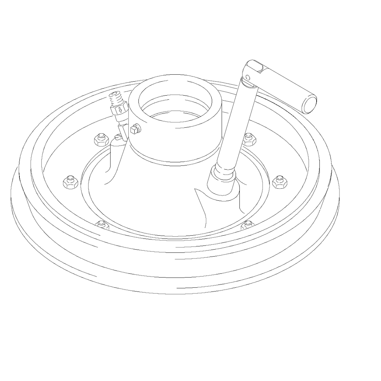 Graco 222812 5 gal (20 liter) Carbon Steel Wiper Plate - Spraywell