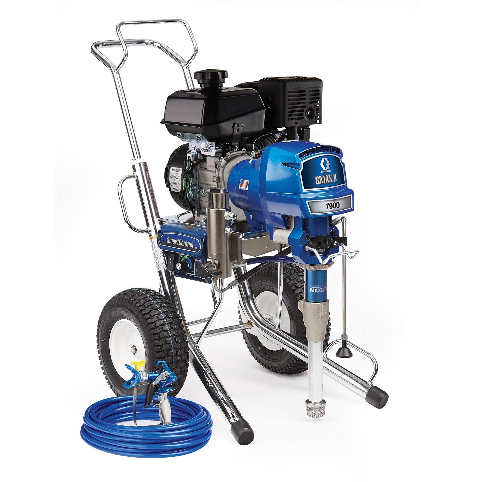 Graco 17E836 GMAX II 7900 Standard Series Gas Airless Sprayer, Hi-Boy ...
