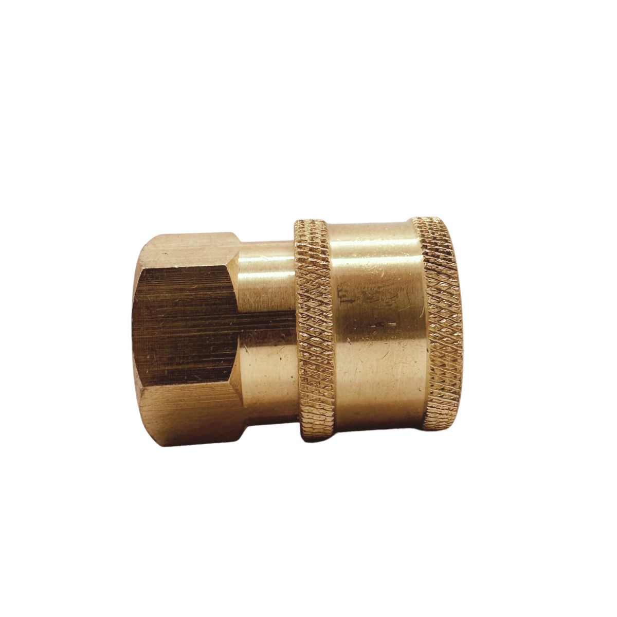 1/4" Brass Quick Connect Socket - Female, 5000 PSI, FNPT
