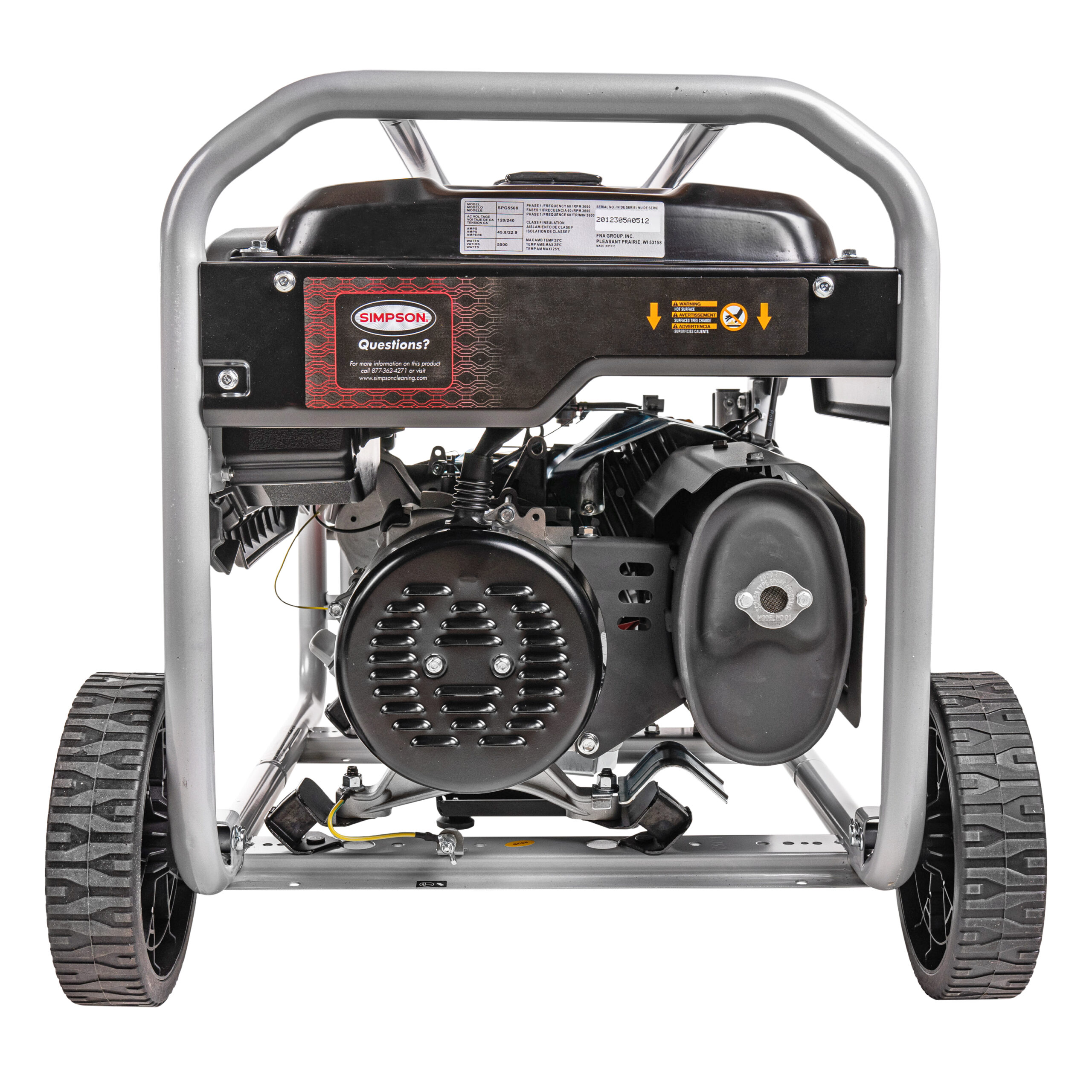 Simpson 70070 SPG5568 PowerShot 5500 Watt Portable Generator - Spraywell