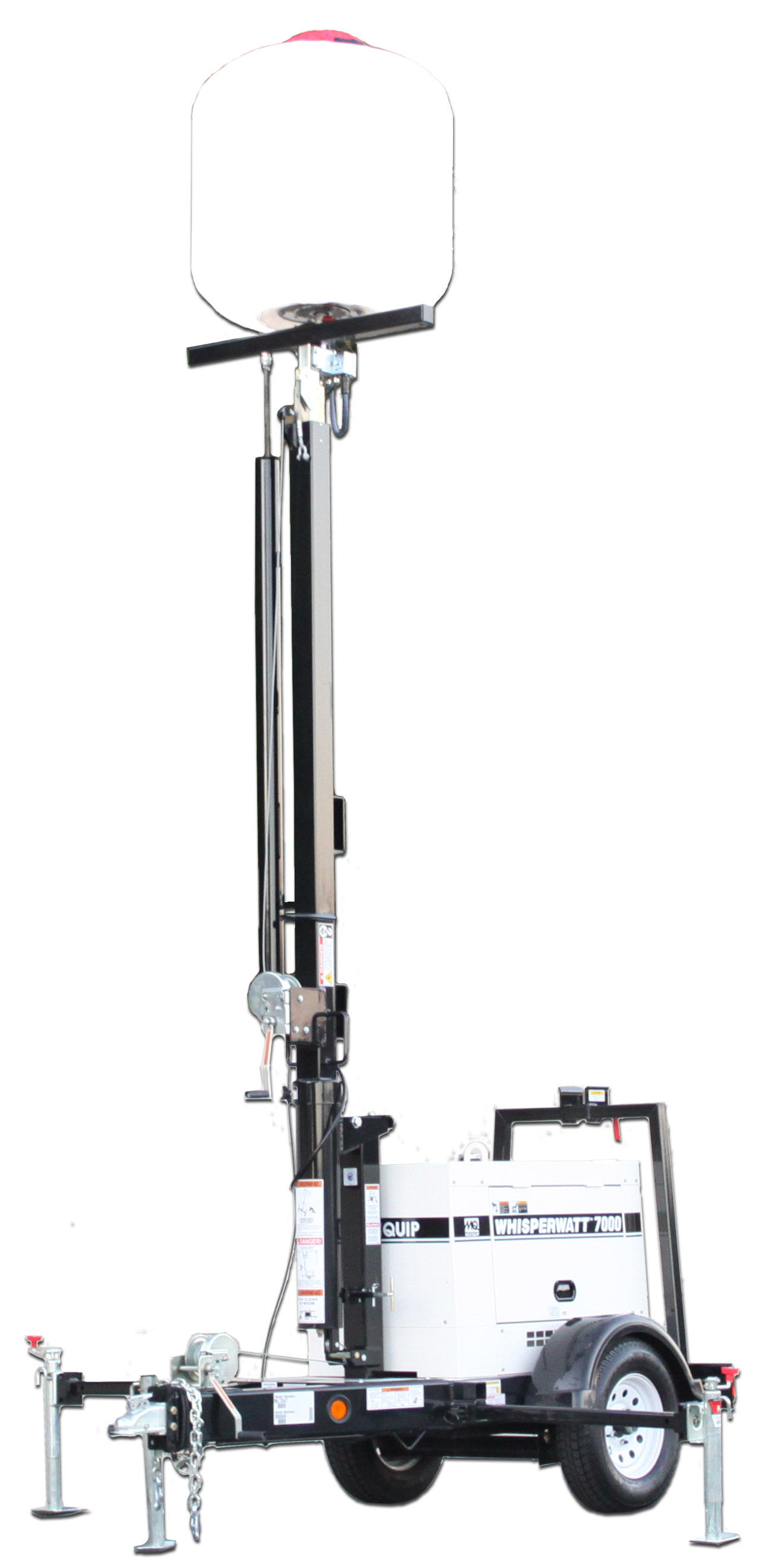 Multiquip GB2000 2000W Metal Halide, Diffused Balloon Light Tower ...