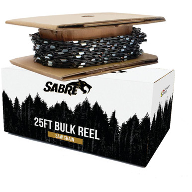 Sabre 098-6256 Titanium Chain Reel 25', .325", .050", Chisel Standard ...