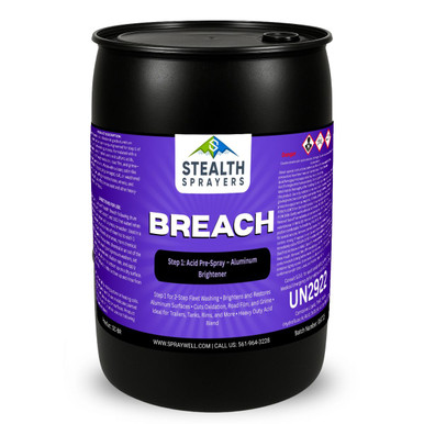 Stealth Command Wash Breach – Step 1 Pre-Spray, 55 Gal