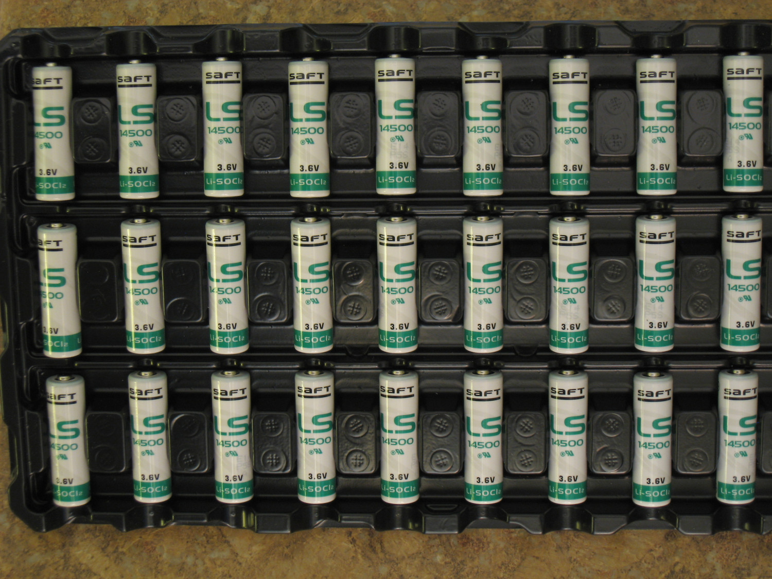 Saft LS14500 Battery - 3.6V Lithium AA Cell Li-SOCI2