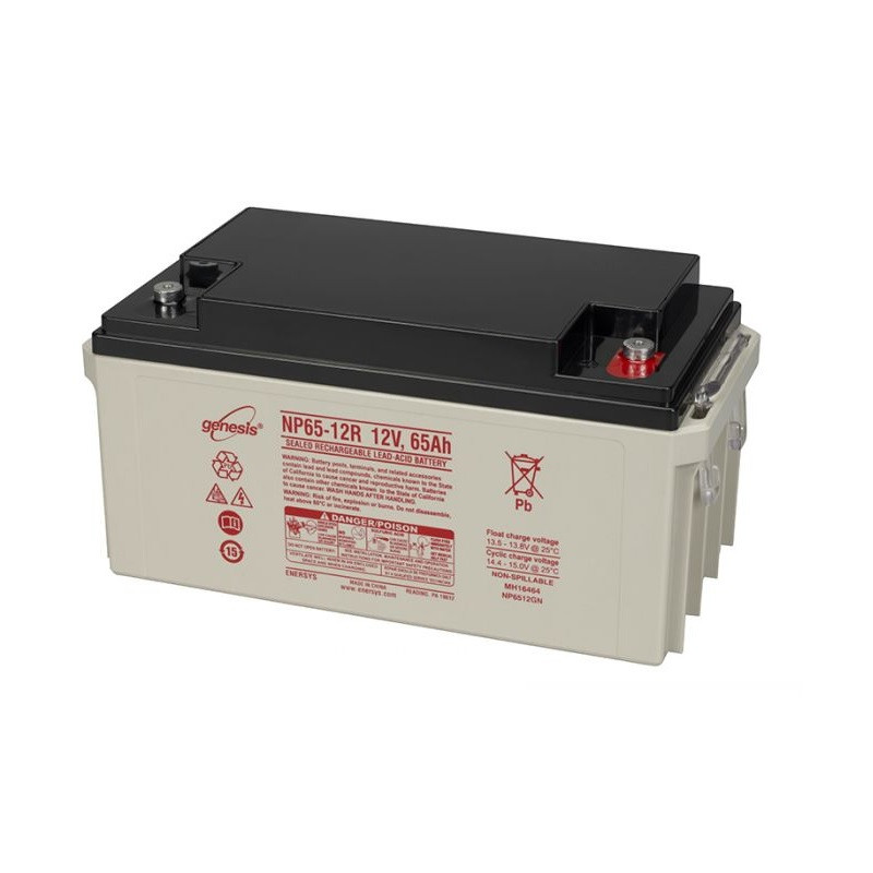 Genesis Yuasa NP65-12BFR Battery - 12V 65.0Ah Sealed Rechargeable