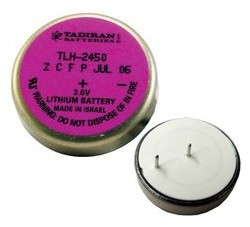 Tadiran TL-2450 Battery - 3.6V Lithium Bel Wafer 2 Pin - Replacement ...