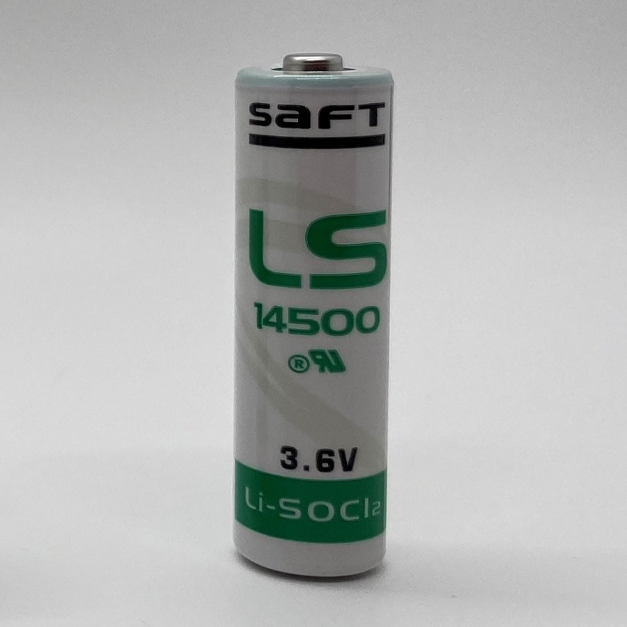 Saft LS14500 Battery - 3.6V Lithium AA Cell Li-SOCI2
