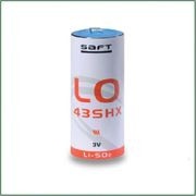 Saft LO43SHX, 3 Volt, 5 Ah, Primary Lithium C Sulfur Dioxide (LI-SO2 ...