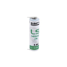 Saft LS14500-2PF, 3.6 Volt, 2600 mAh Lithium AA Battery w-2 Pins