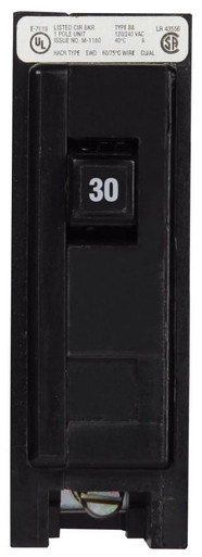 Eaton BAB1030S Miniature Circuit Breakers (MCBs) BA 1P 30A 120/240V 50 ...