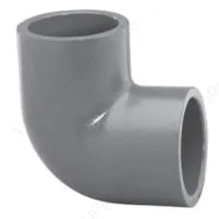 PVC PVC 2-IN-S80-90DEG ELBOW Pipe and Tube EA