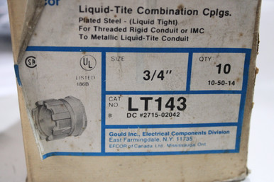 Efcor LT-143 Liquid Tight Fittings