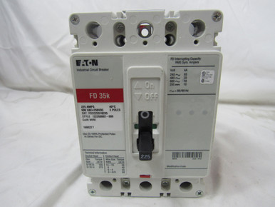 Eaton FD3225D19Z05 Molded Case Breakers (MCCBs) FD 3P 225A 600V 50/60Hz ...