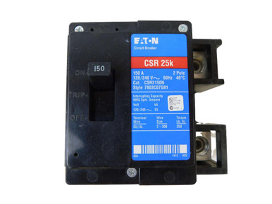 Eaton CSR2150N Main Breakers CSR 2P 150A 240V 50/60Hz 1Ph EA