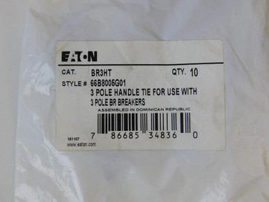 Eaton BR3HT-10 Circuit Breaker Accessories Handle Tie 3P 10PK