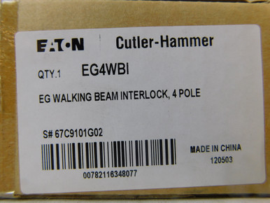 Eaton EG4WBI Circuit Breaker Accessories Walking Beam Interlock 4P EG Frame