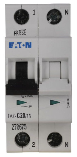 Eaton FAZ-C20/1-SP Din Rail Mounted Circuit Breakers