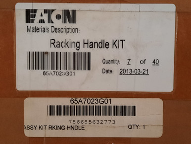 Eaton 65A7023G01 Circuit Breaker Accessories Racking Handle Kit