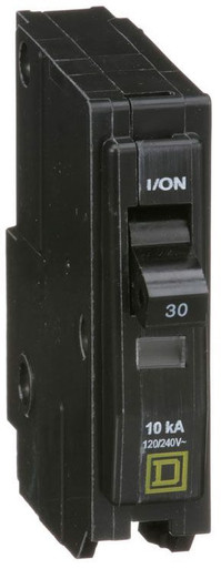Square D QO130 Miniature Circuit Breakers (MCBs) 30A 120V