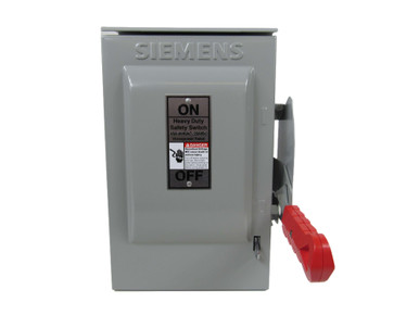 Siemens HNF361R Safety Switches HNF 3P 30A 600V 50/60Hz 3Ph Non Fusible ...