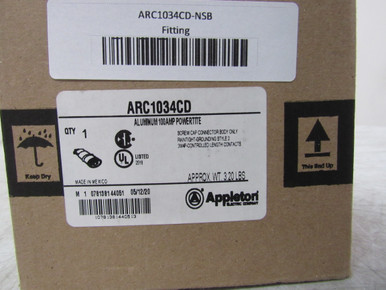 Appleton ARC1034CD Connectors