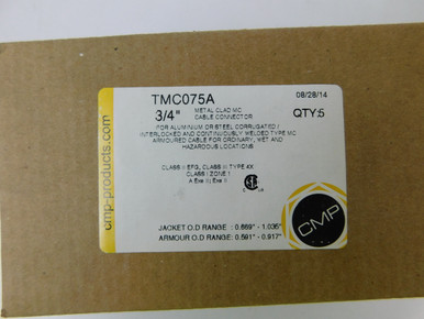 Cmp TMC075A Connectors Cable Connector 5BOX NEMA 4X