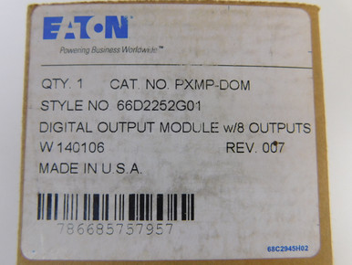 Eaton PXMP-DOM Meter Sockets Digital Output Module 8 Outputs