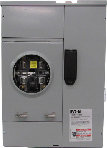 Eaton 35MM120R12 Meter Sockets Meter Main Breaker 225A 120/240VAC 1Ph 3Wire