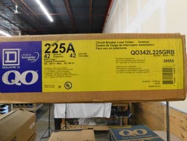 Square D QO342L225GRB Loadcenters and Panelboards QO 225A 240V 50/60Hz ...