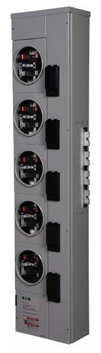 Eaton 3MM512R12 Meter Sockets Meter Stack 1200A 240V 3Ph 4Wire 5Jaws ...