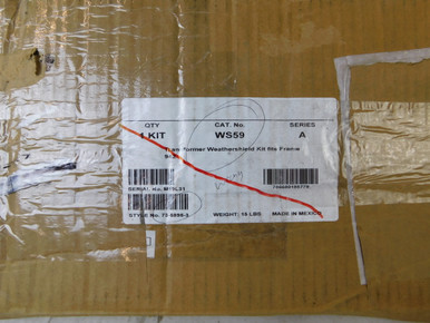 Eaton WS59 Transformer Accessories Weathershield Kit EA Frame 942