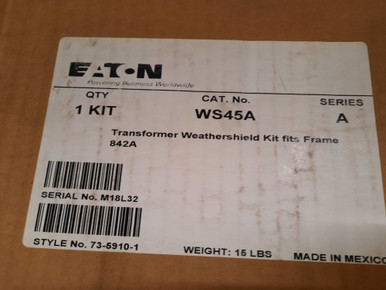 Eaton WS45A Transformer Accessories Weathershield Kit