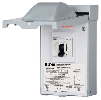 Eaton DPU362RA Disconnect Switches Air Conditioner Disconnect 60A ...