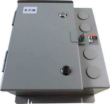 Eaton ECC03C2A8A Enclosed Contactors Lighting Contactor 8P 30A 120V ...
