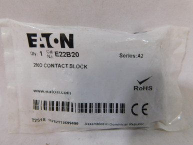 Eaton E22B20 Contact Blocks and Other Accessories Non-metallic Heavy ...