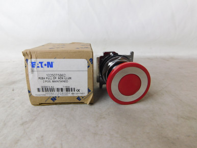 Eaton 10250T5B62 Pushbuttons Push-Pull 2 Position Red NEMA 3/3R/4/4X/12 ...
