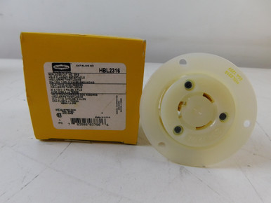Hubbell HBL2316 Outlets Receptacle 2P 20A 125V 3Wire