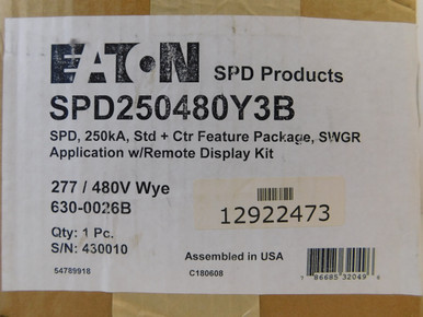 Eaton SPD250480Y3B Surge Protection Devices (SPDs) 480V
