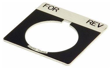 Eaton 10250TS43 Contact Blocks and Other Accessories Legend Plate Black ...