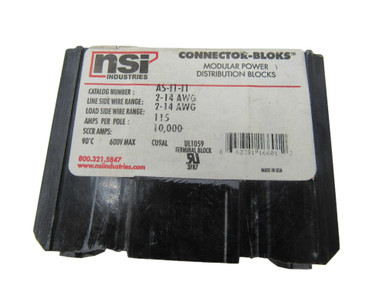 NSI Industries AS-11-11 Power Blocks 115A