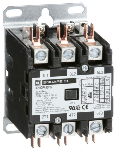 Square D 8910DPA43V02 Definite Purpose Contactors EA